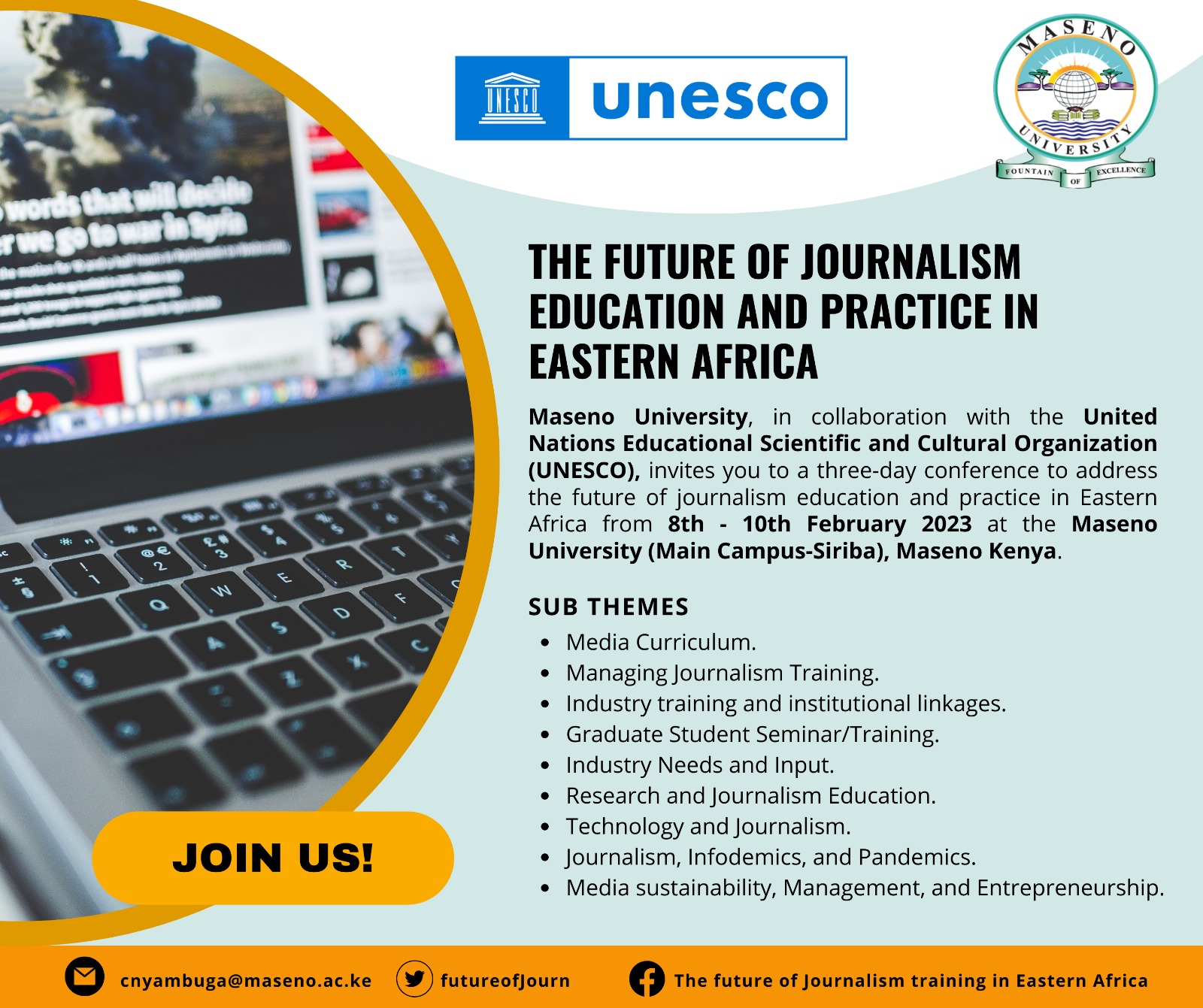 Sub-Regional Conference on Future of Journal Education and Practice in ...